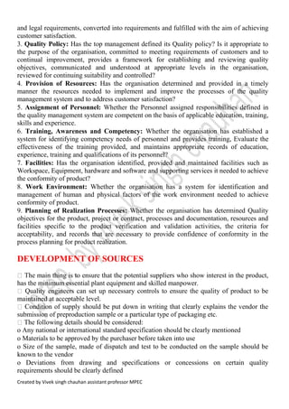 Total quality management unit 1 | PDF