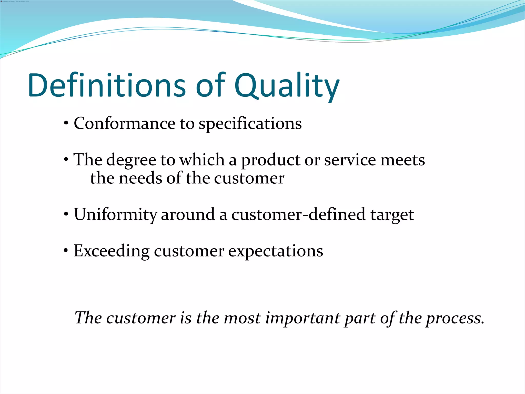 TQM unit 1 - INTRODUCTION | PPT