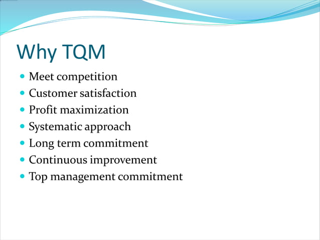 TQM unit 1 - INTRODUCTION | PPTX