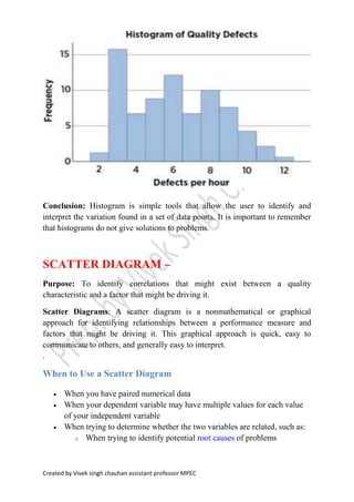 old seven quality control tools | PDF