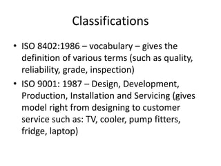 TOTAL QUALITY MANAGEMENT-UNIT V QUALITY SYSTEMS | PPT