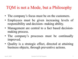 Total Quality Management | PPTX