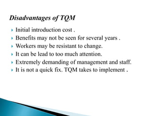 Total Quality Management in Pharma Industry | PPTX