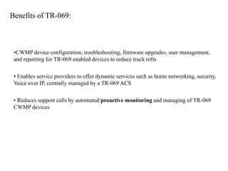 TR-069_Overview.ppt | Computer Networking | Computing