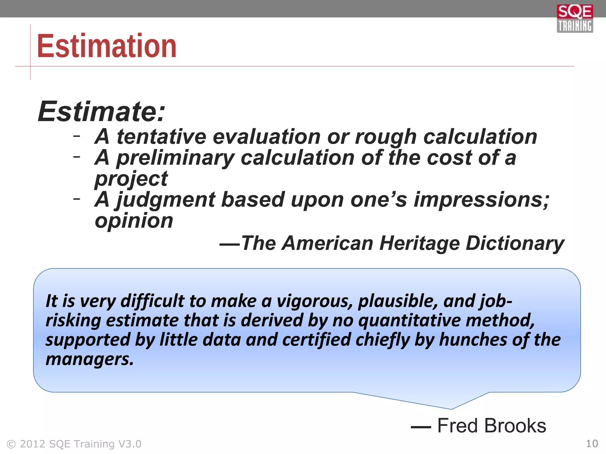 Test Estimation in Practice | PDF | Geography | Science