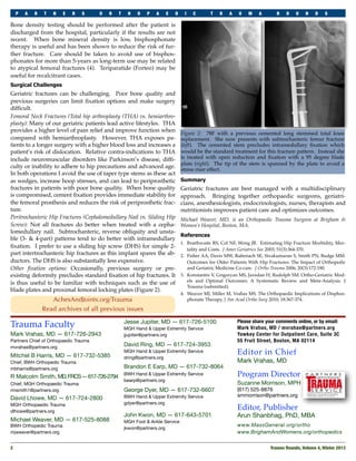 Geriatric Fracture Patient Co-management | PDF