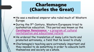 SCIENCE- The middle ages and the renaissance | PPTX | Christianity ...