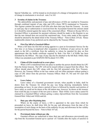 Kerala Treasury code - Note uploaded by T james Joseph Adhikarathil | DOC