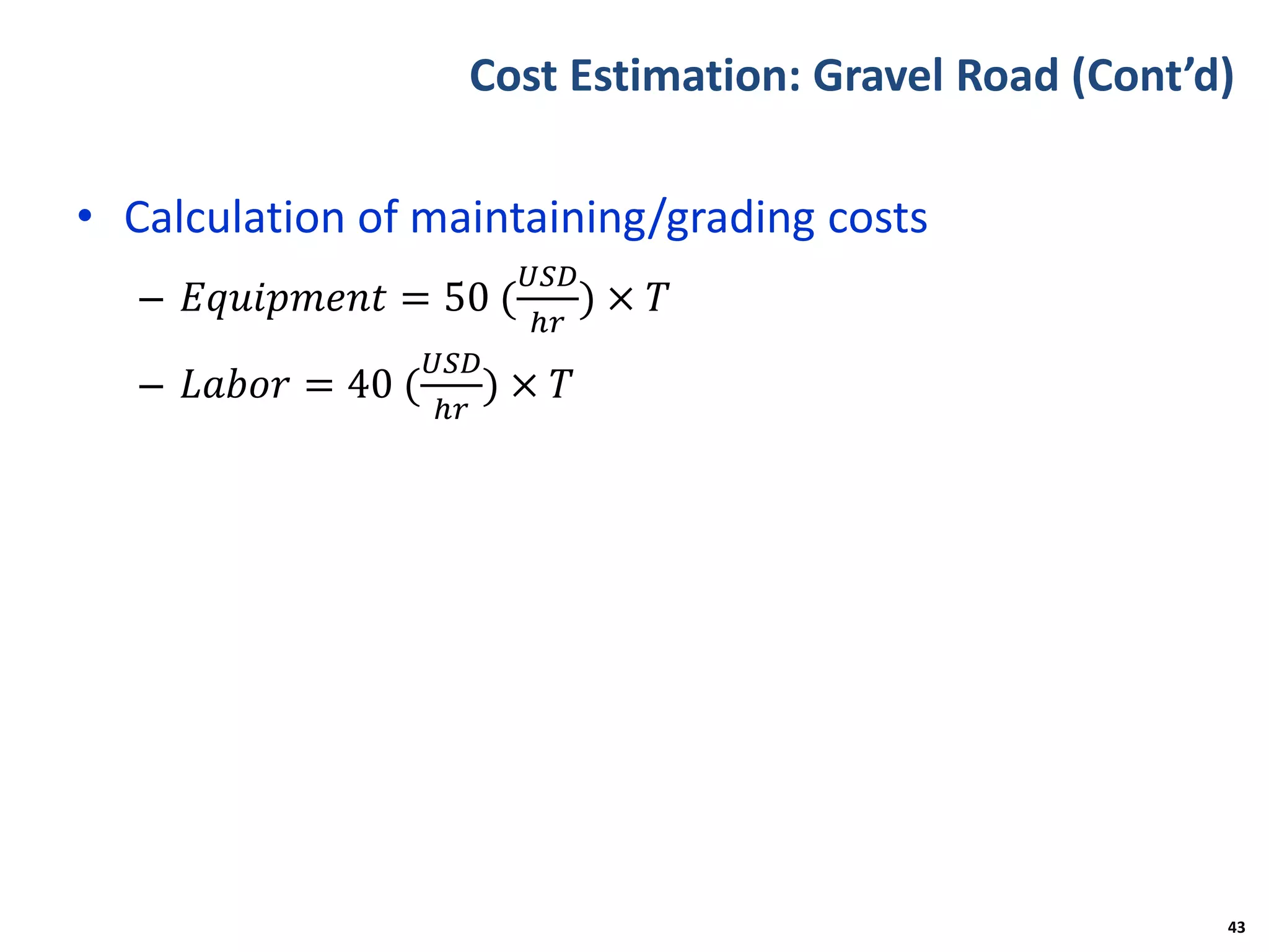 Life-Cycle Cost Analysis for Otta Seal Surface Treatment | PPT
