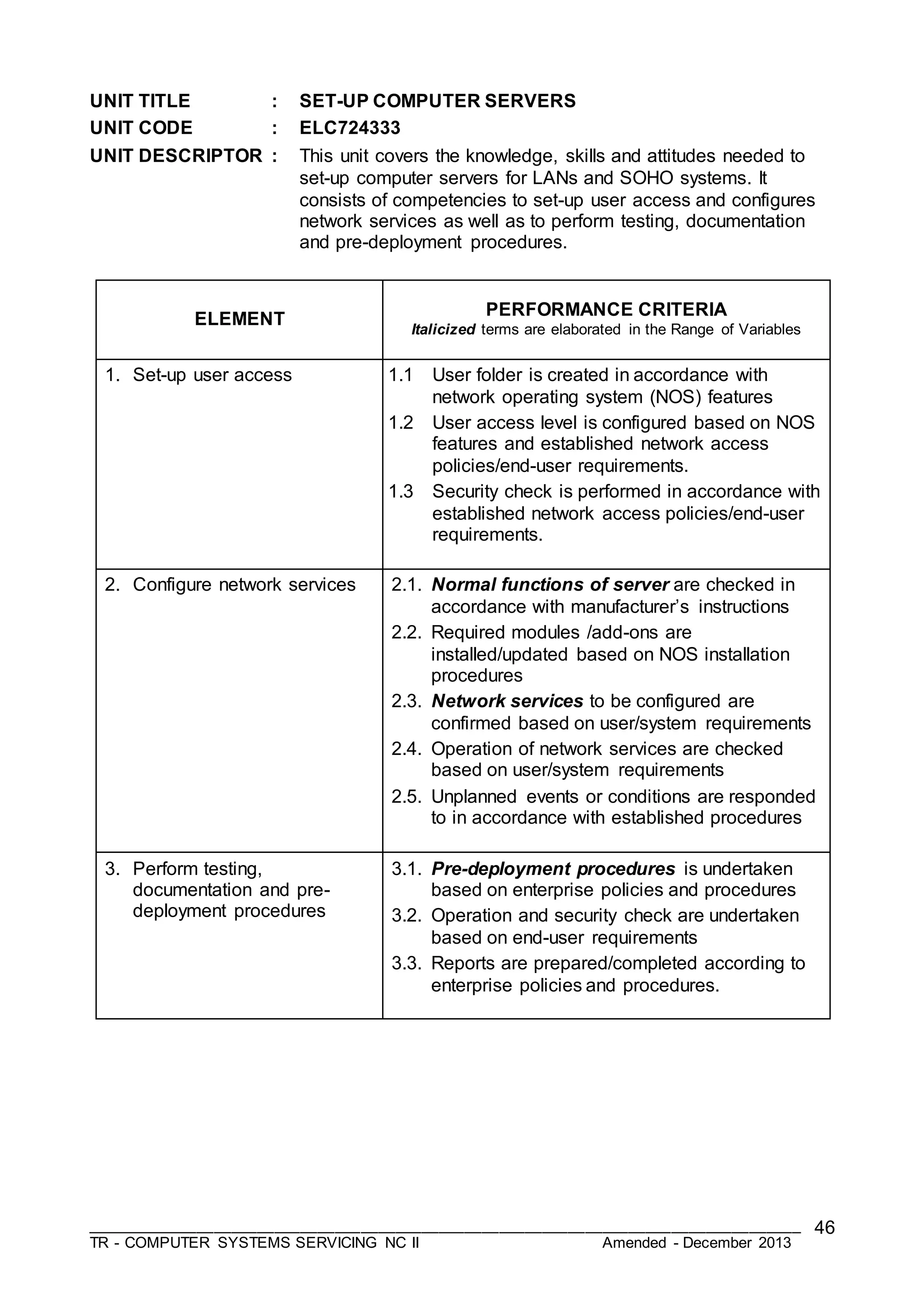 Tr computer systems-servicing_nc_ii | PDF