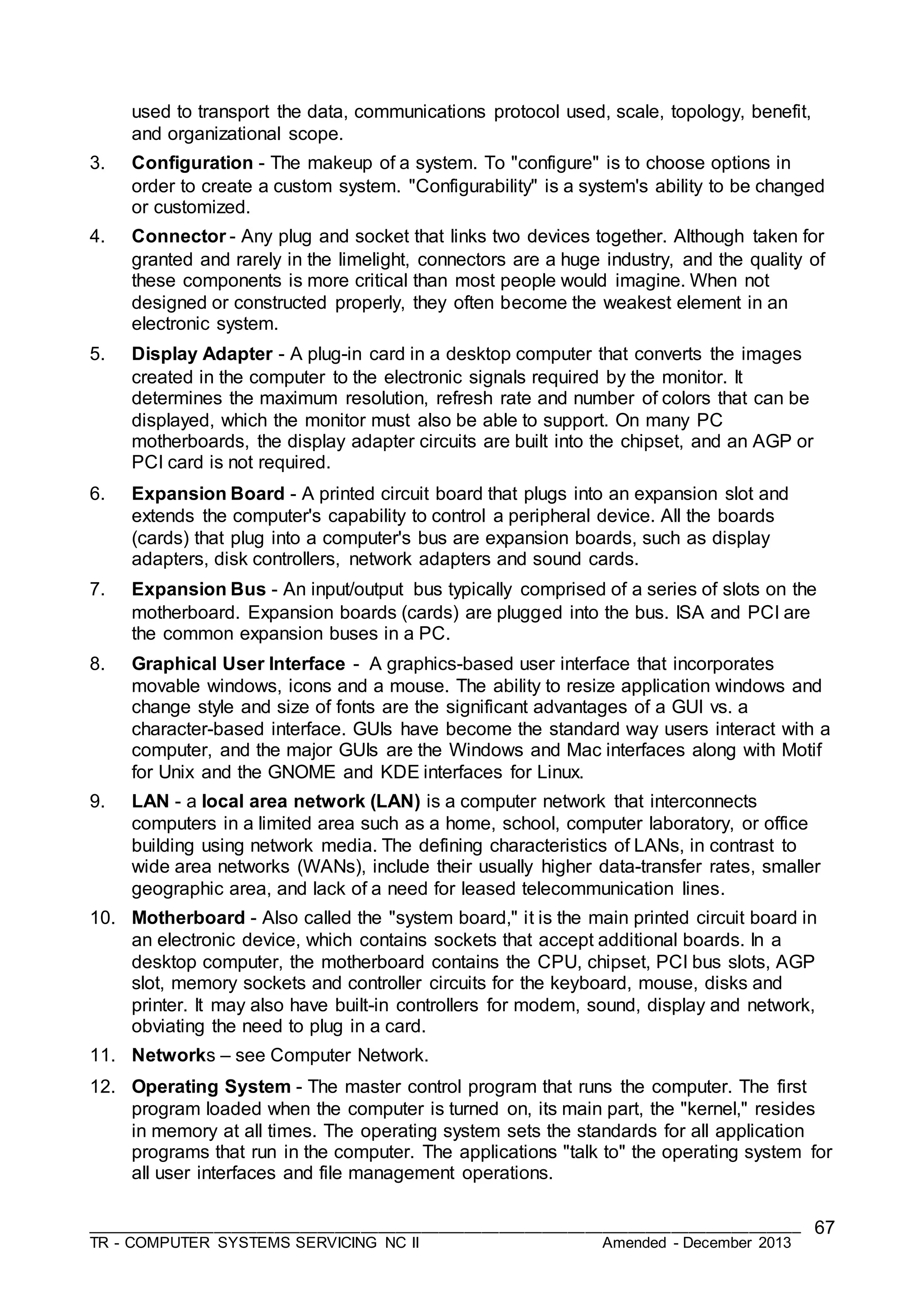 Tr computer systems-servicing_nc_ii | DOC