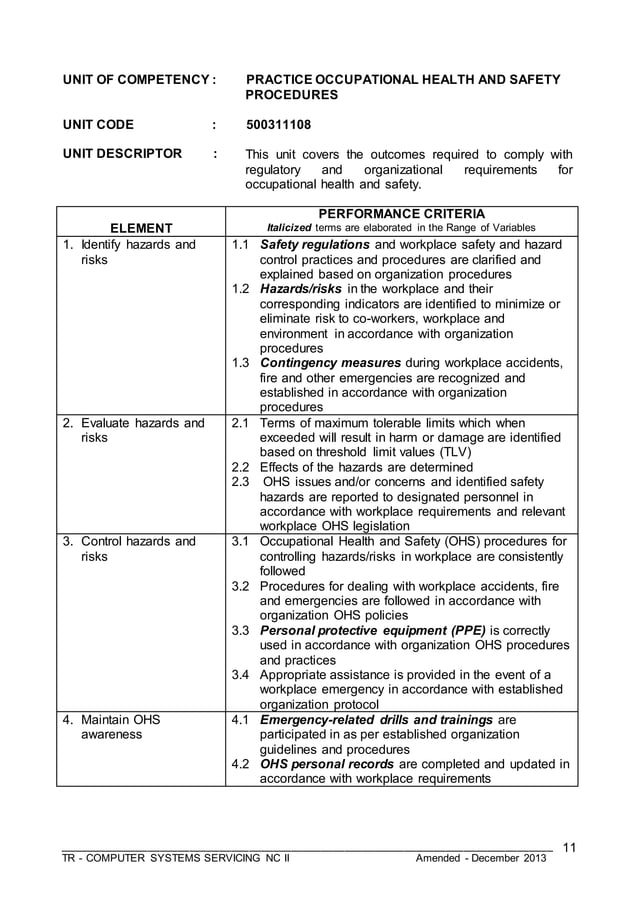 Tr computer systems-servicing_nc_ii | DOC | IT and Internet Support ...