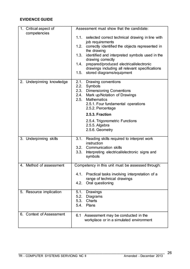 Tr computer systems-servicing_nc_ii | PDF
