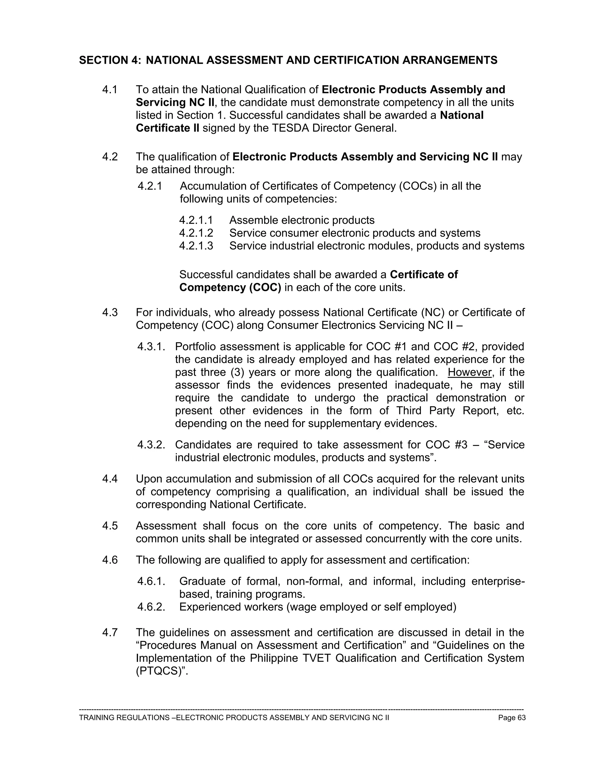 Tr electronic products assembly and servicing nc ii | PDF