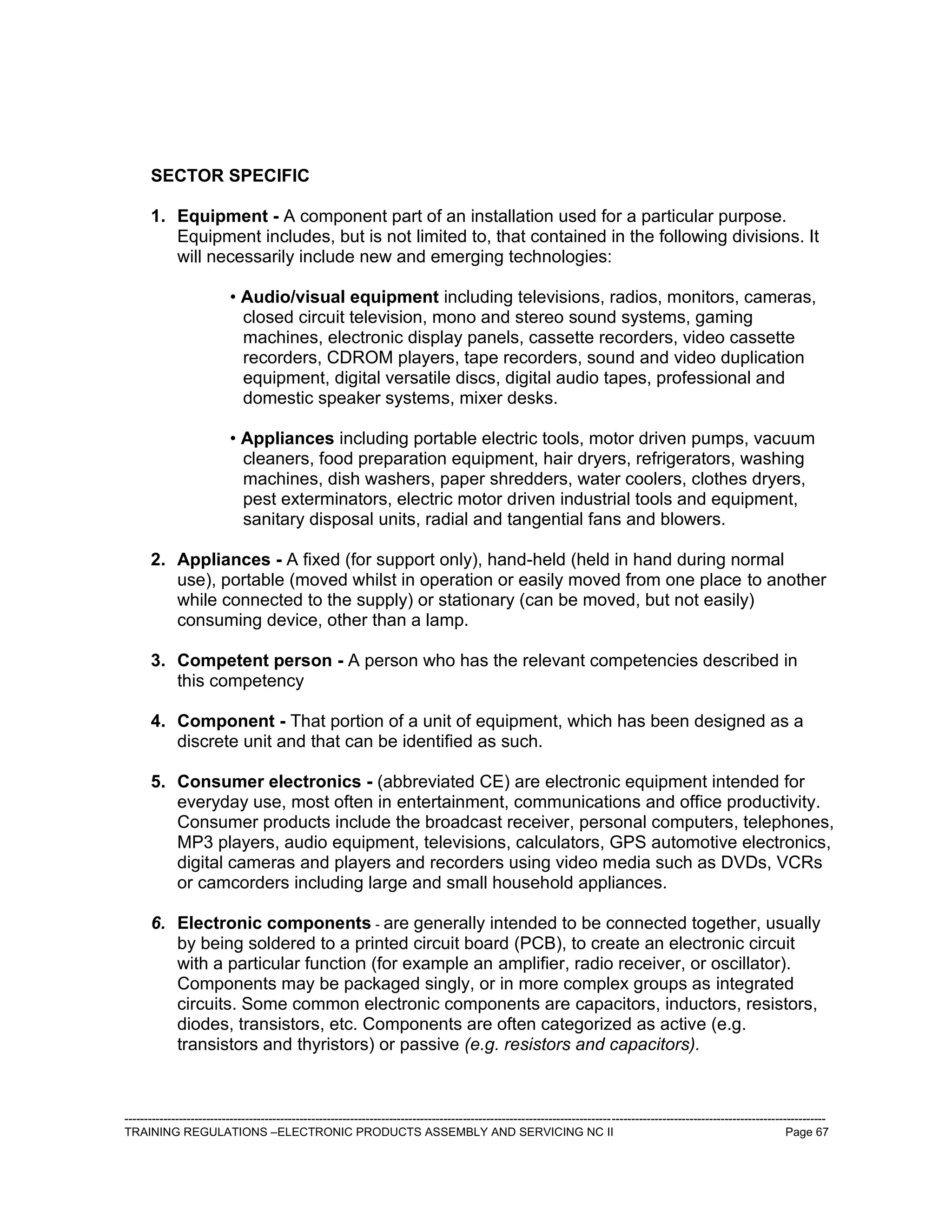 Tr electronic products assembly and servicing nc ii | PDF