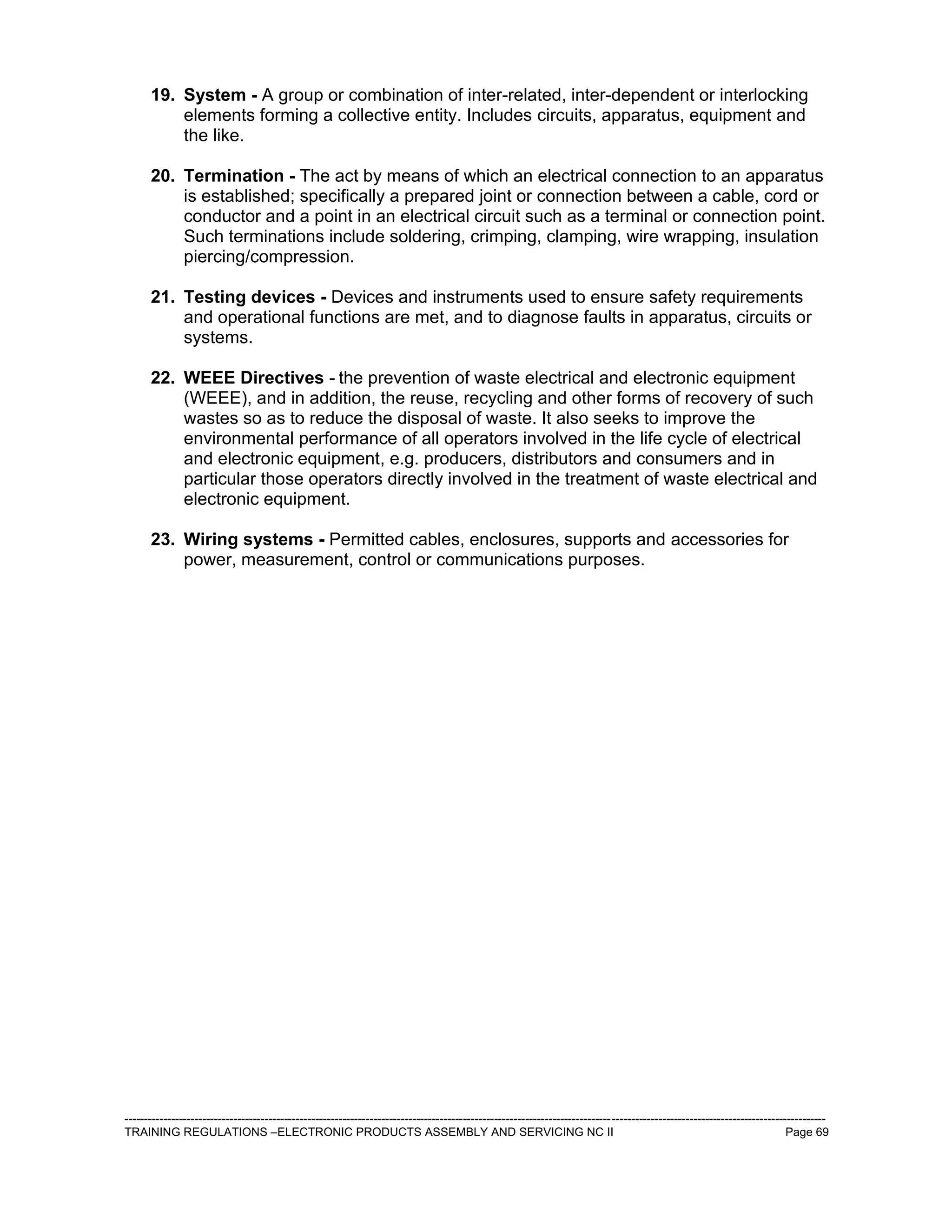 Tr electronic products assembly and servicing nc ii | PDF