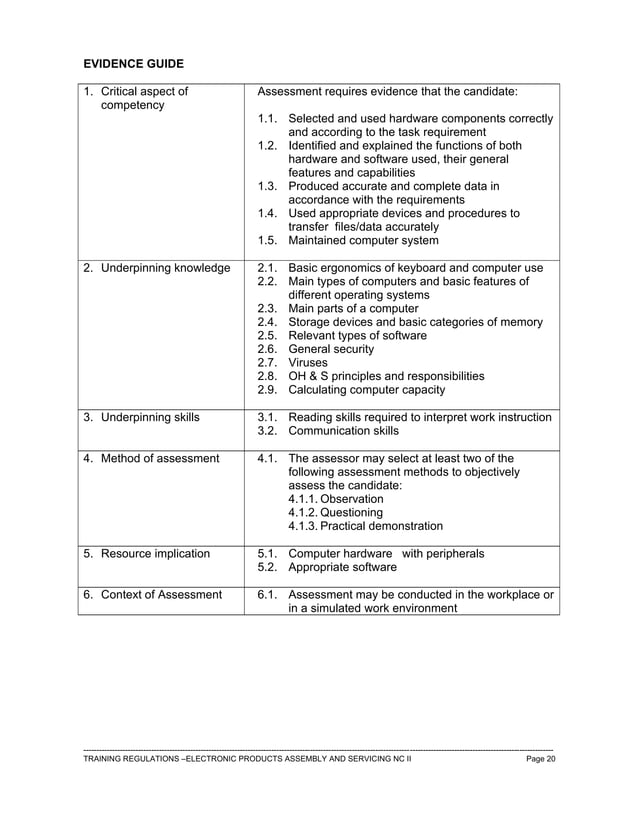 Tr electronic products assembly and servicing nc ii | PDF | Technology ...