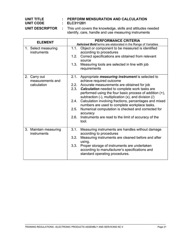 Tr electronic products assembly and servicing nc ii | PDF | Technology ...