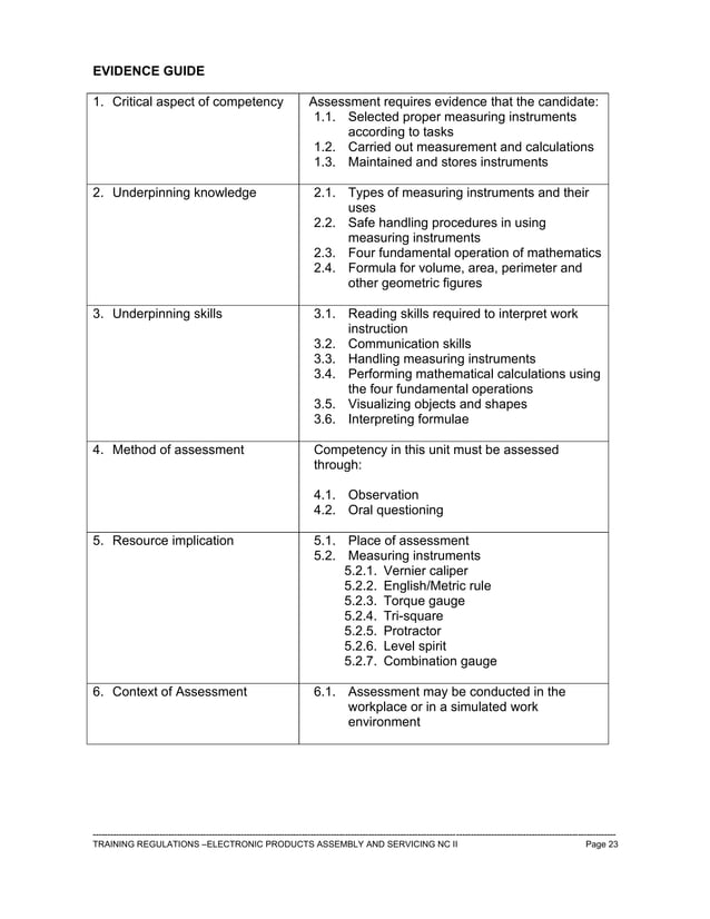 Tr electronic products assembly and servicing nc ii | PDF | Technology ...