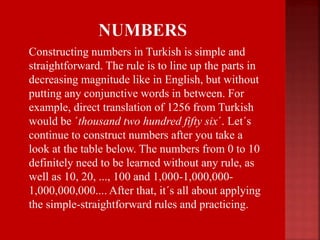 Turkish - English | PPTX