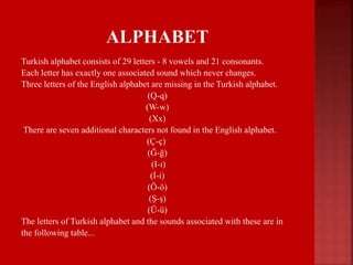 Turkish - English | PPTX