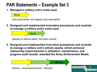 Brian Boer's Power PAR Statements and Stories | PPT