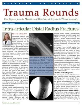 Intra-articular Distal Radius Fractures | PDF