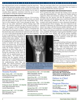 Intra-articular Distal Radius Fractures | PDF