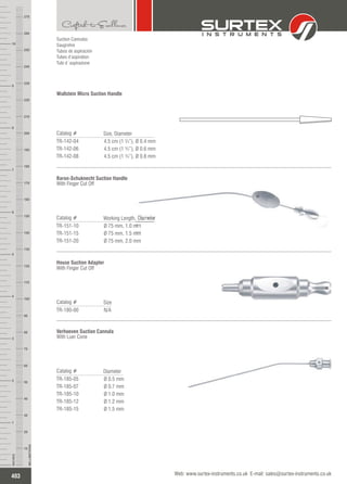 TROCARS, SUCTION TUBES, CANNULAS | PDF