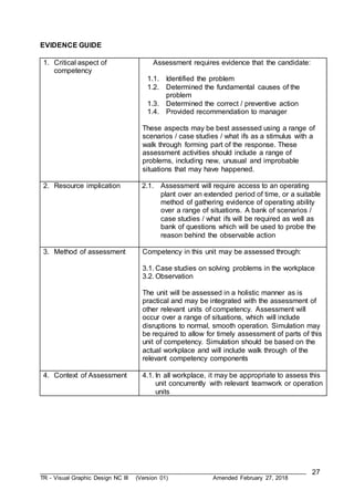 TR - Visual Graphic Design nc iii | DOC