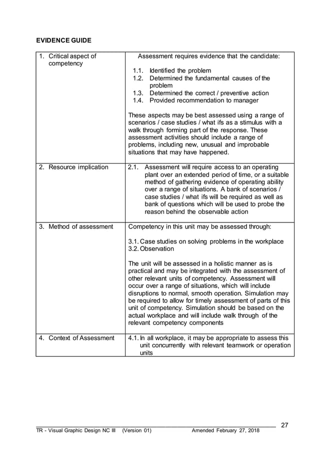 TR - Visual Graphic Design nc iii | DOC