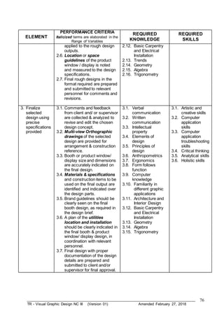 TR - Visual Graphic Design nc iii | DOC