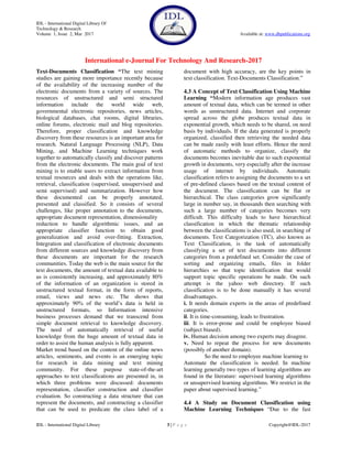 Automatic Text Classification using Supervised Learning | PDF