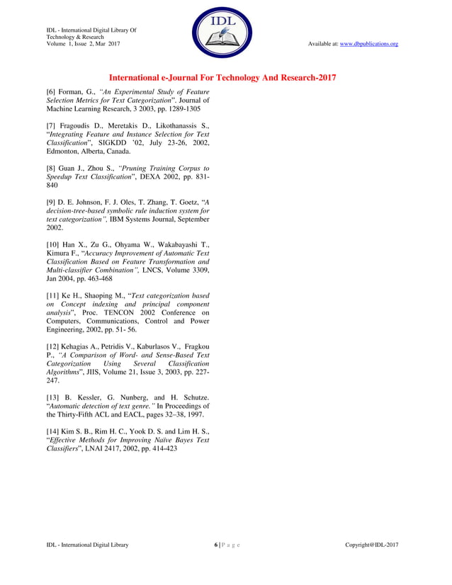 Automatic Text Classification using Supervised Learning | PDF