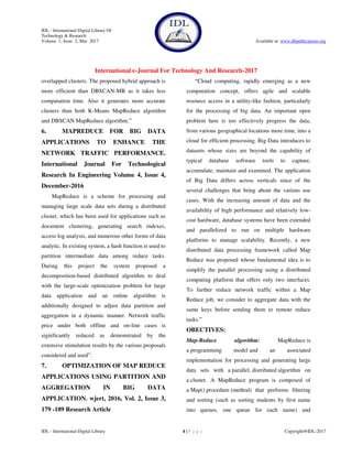 On Traffic-Aware Partition and Aggregation in Map Reduce for Big Data Applications | PDF