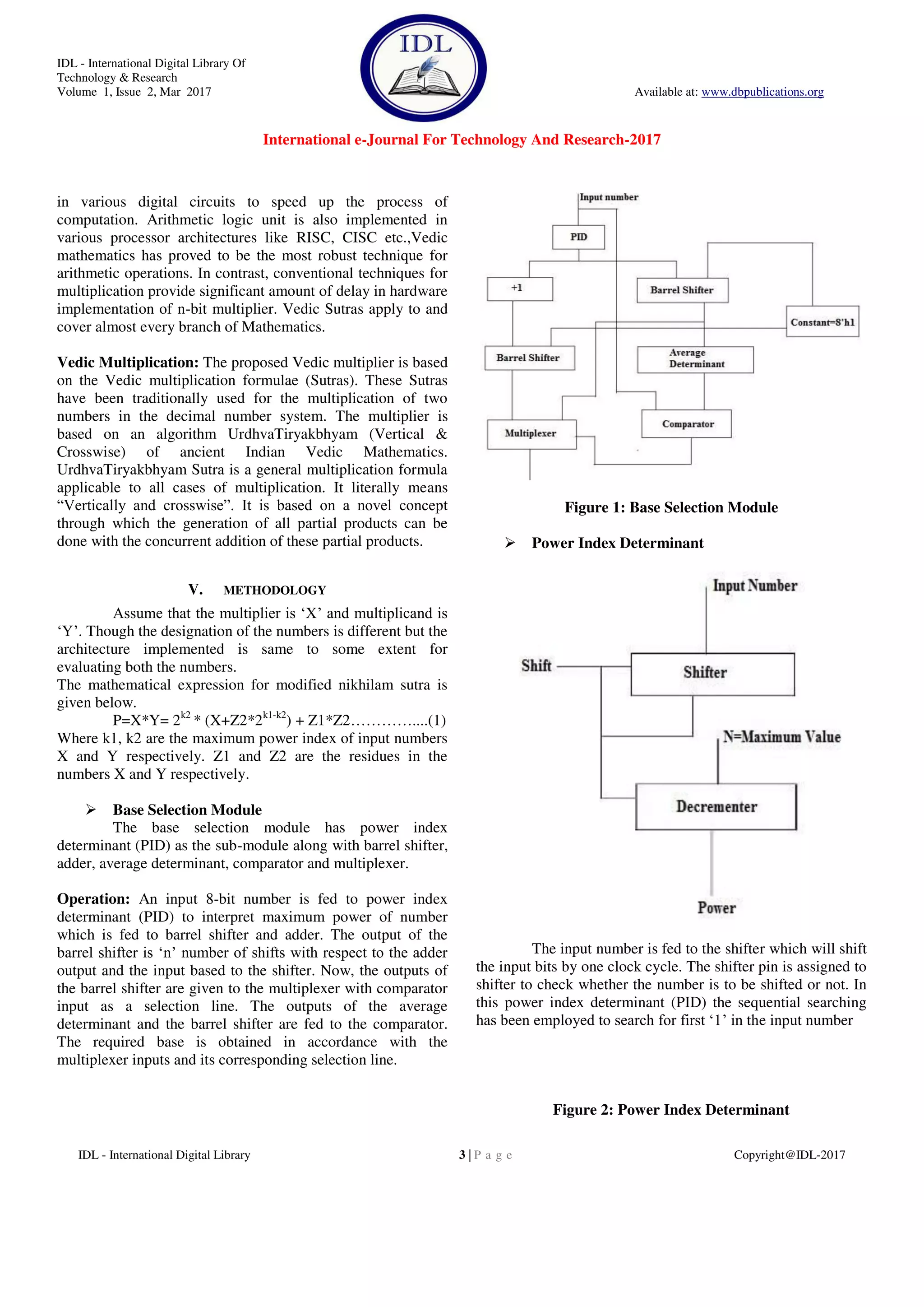 FPGA Implementation of High Speed 8bit Vedic Multiplier using Barrel Shifter | PDF