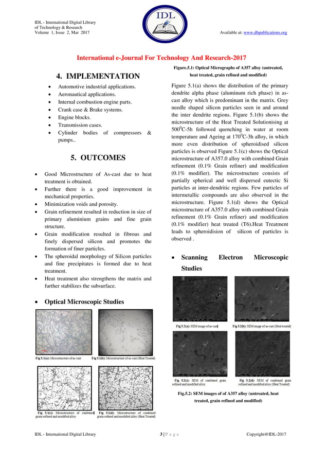 THE EFFECT OF HEAT TREATMENT PARAMETERS AND GRAIN REFINEMENT ON ...