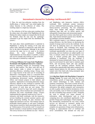 Map Reduce Workloads: A Dynamic Job Ordering and Slot Configurations | PDF