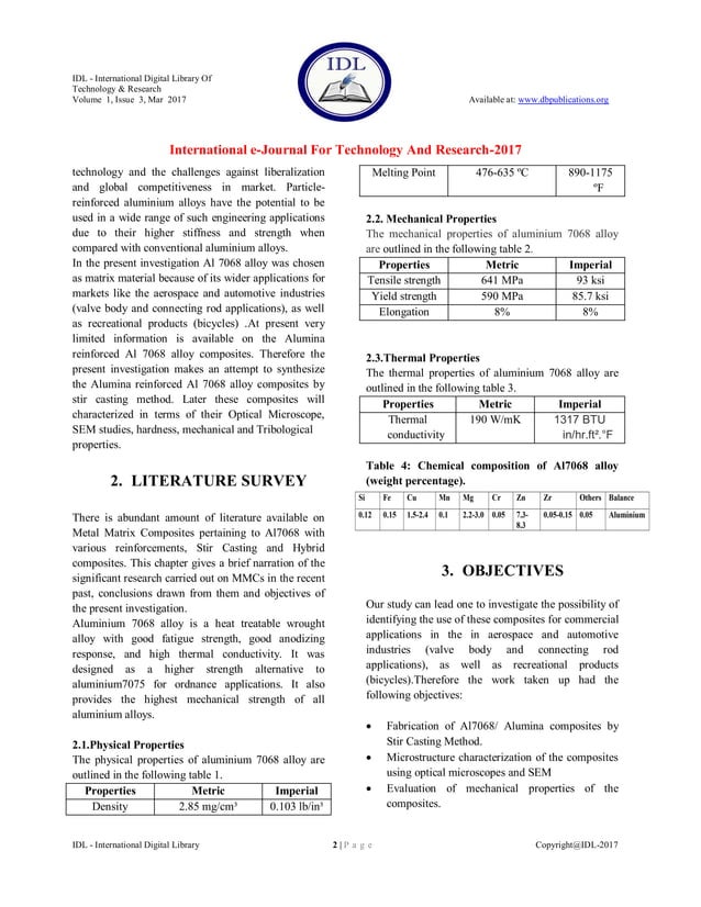 STUDIES OF MICROSTRUCTURE, MECHANICAL AND TRIBOLOGICAL PROPERTIES OF AL ...