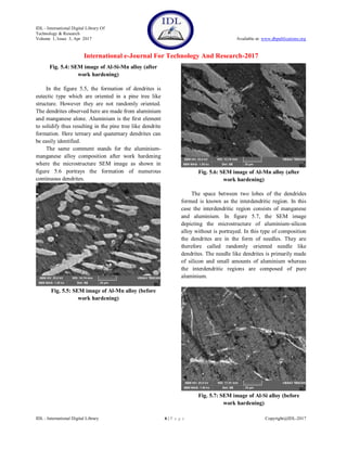 Investigation of Mechanical Behavior of Aluminium Alloys Before and ...