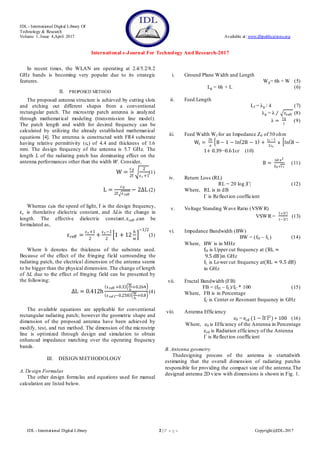 A Low Profile CombinedArray Antenna for Wireless Application | PDF