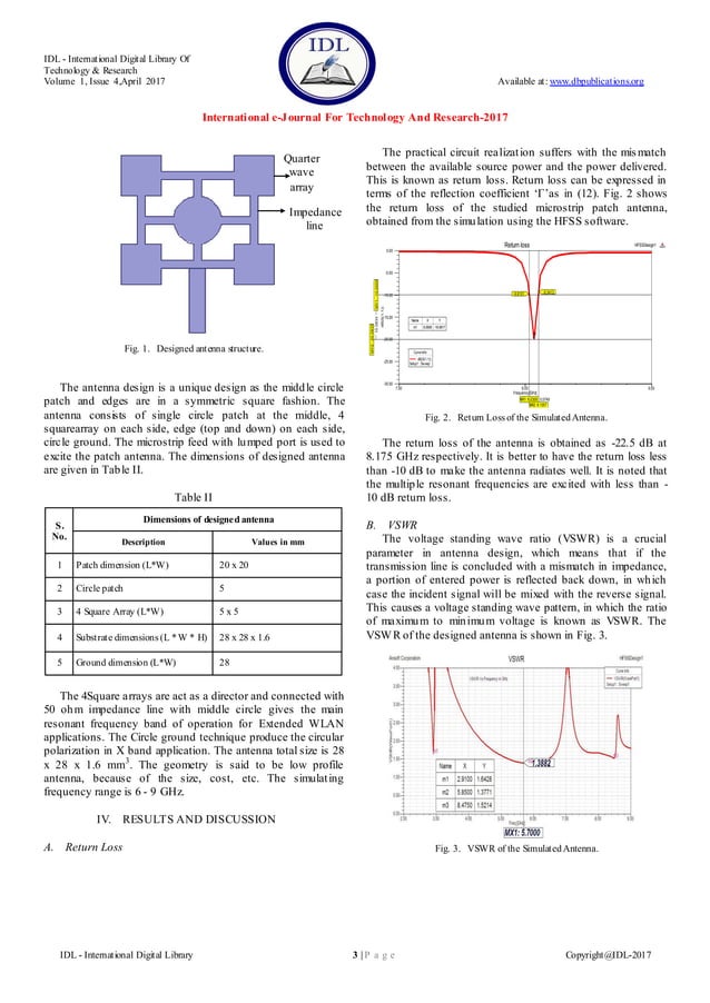 A Low Profile CombinedArray Antenna for Wireless Application | PDF