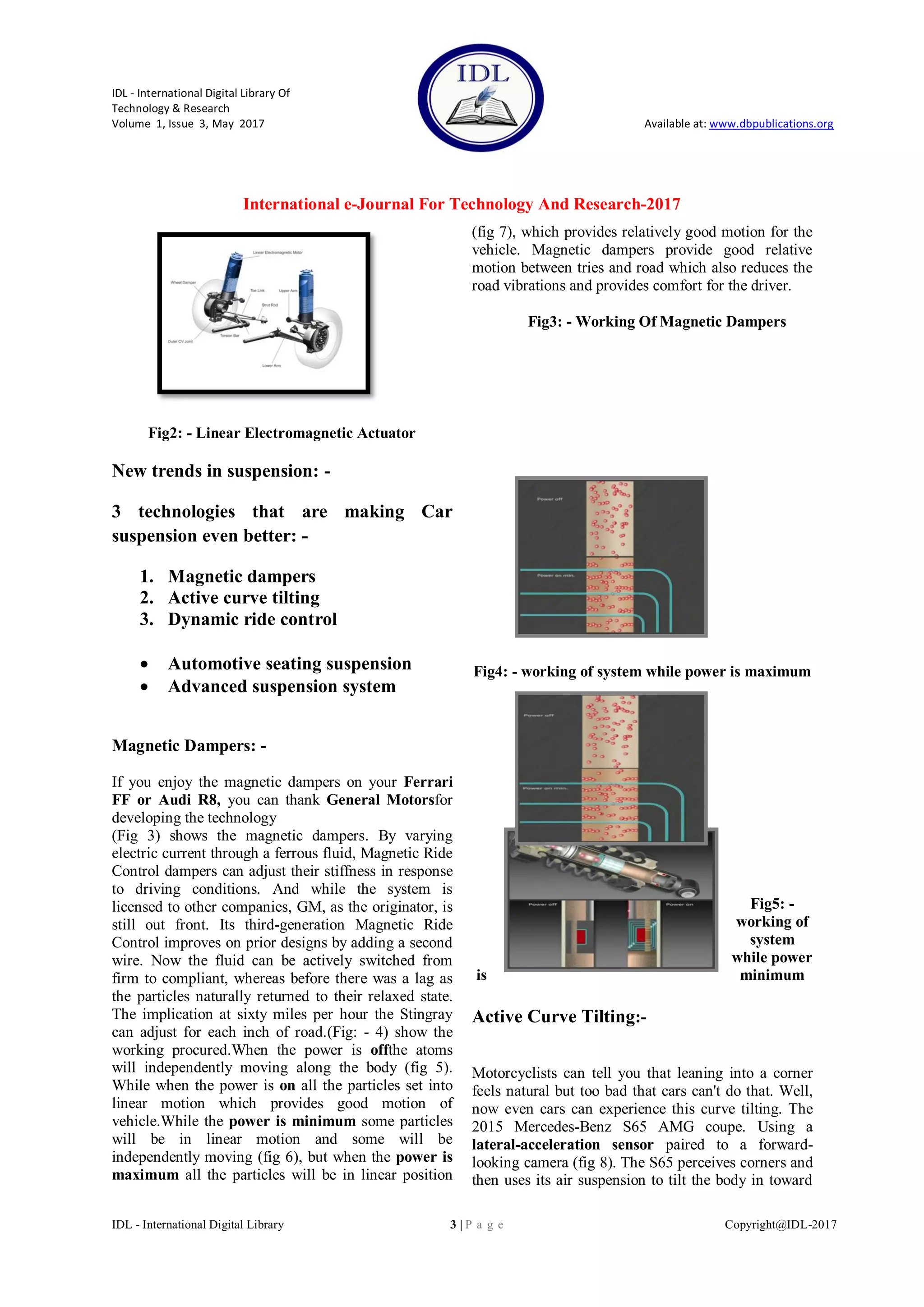 Advancement in Suspension System: - A Review | PDF