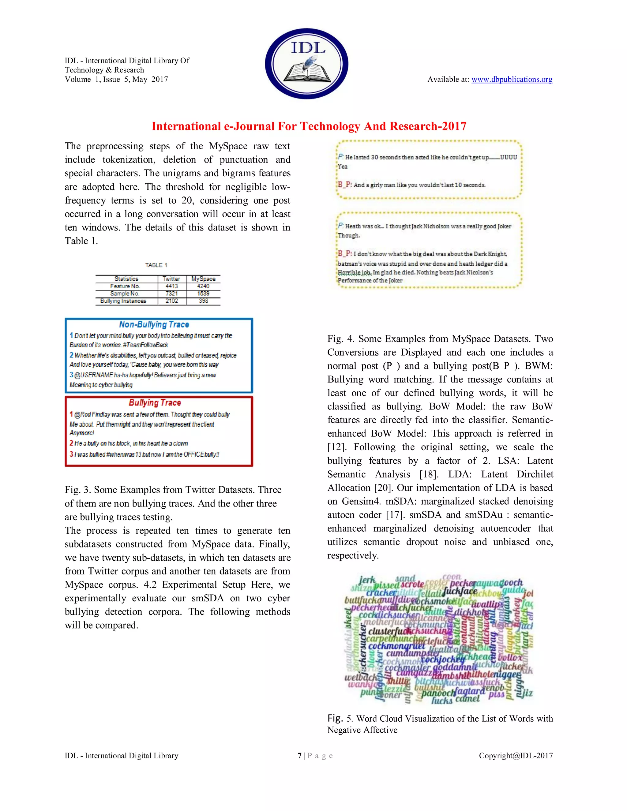 Cyber bullying Detection based on Semantic-Enhanced Marginalized ...