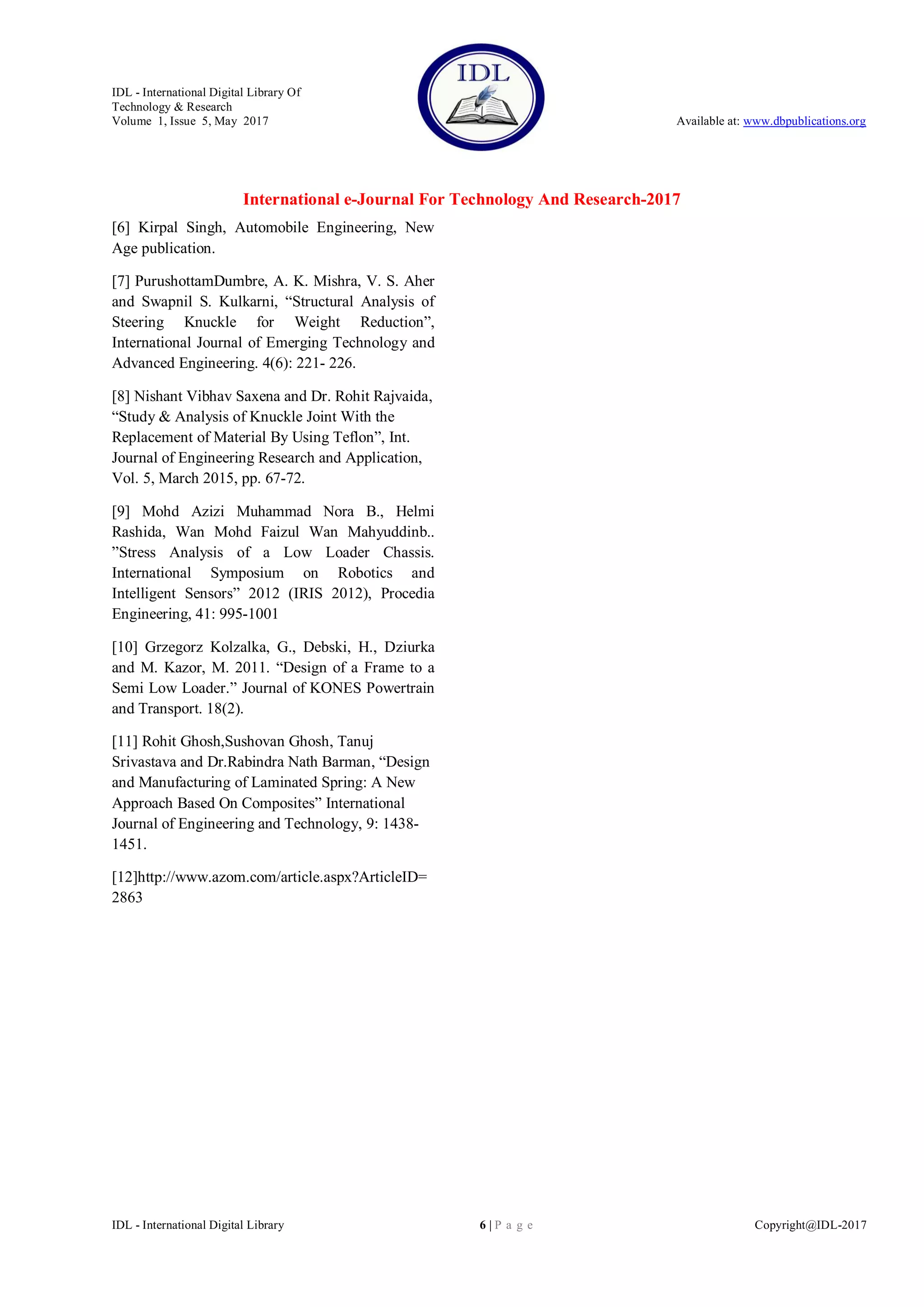 Numerical Simulation of Knuckle Joint Using Finite Element Method: A New Approach Based on ...