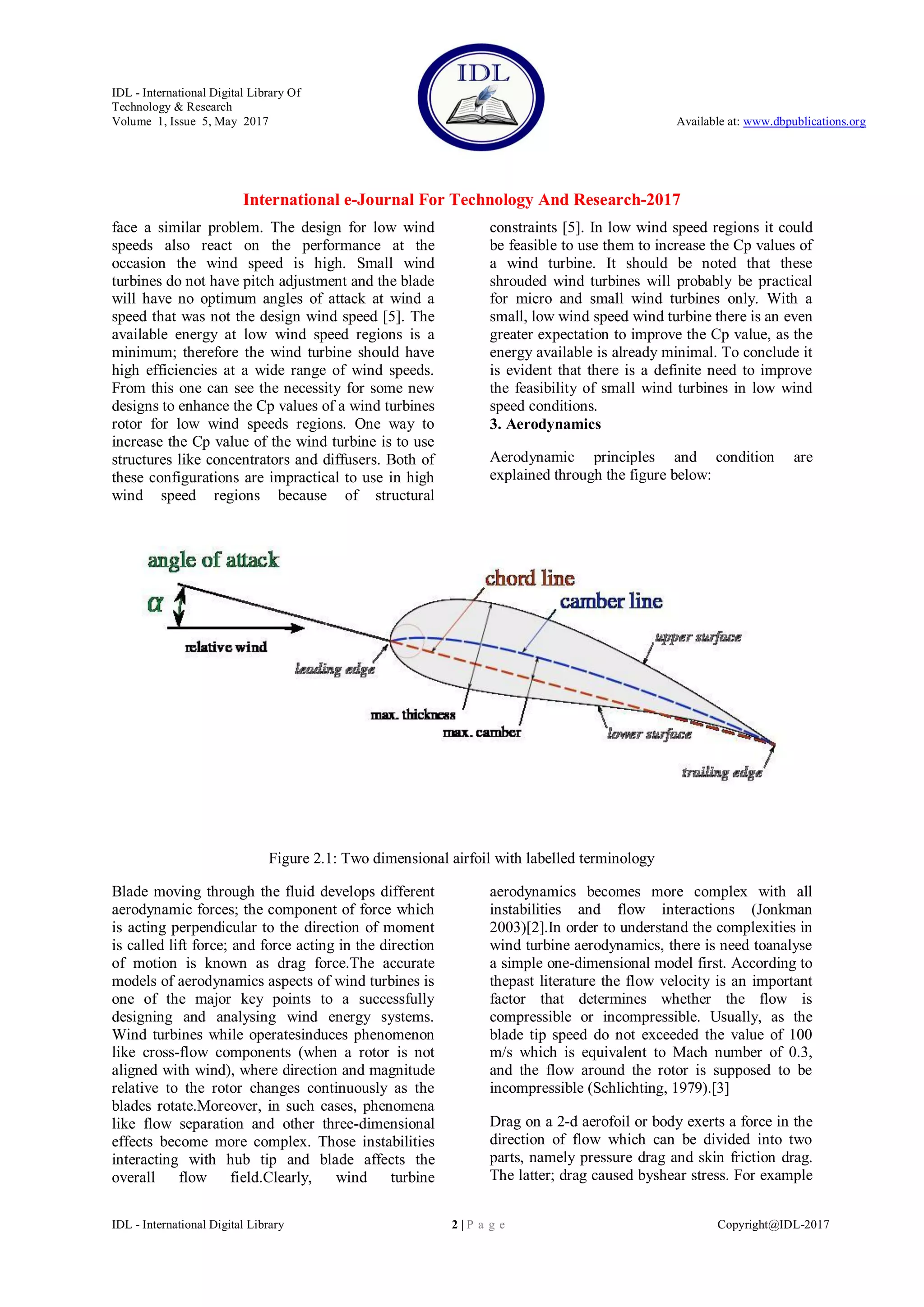 Review of a Shrouded Wind Turbine for Low Wind Speeds | PDF