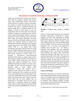 Collusion Attack: A Kernel-Based Privacy Preserving Techniques in Data Mining | PDF | Databases ...