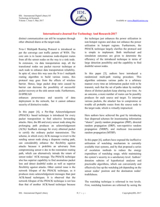 Secure and Reliable Data Routing in Wireless Sensor Network | PDF