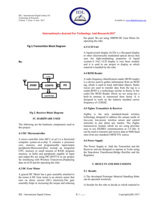 Material Handling Robot For Smart Manufacturing in Industries | PDF