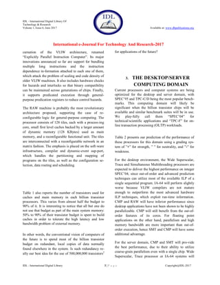 A New Direction for Computer Architecture Research | PDF